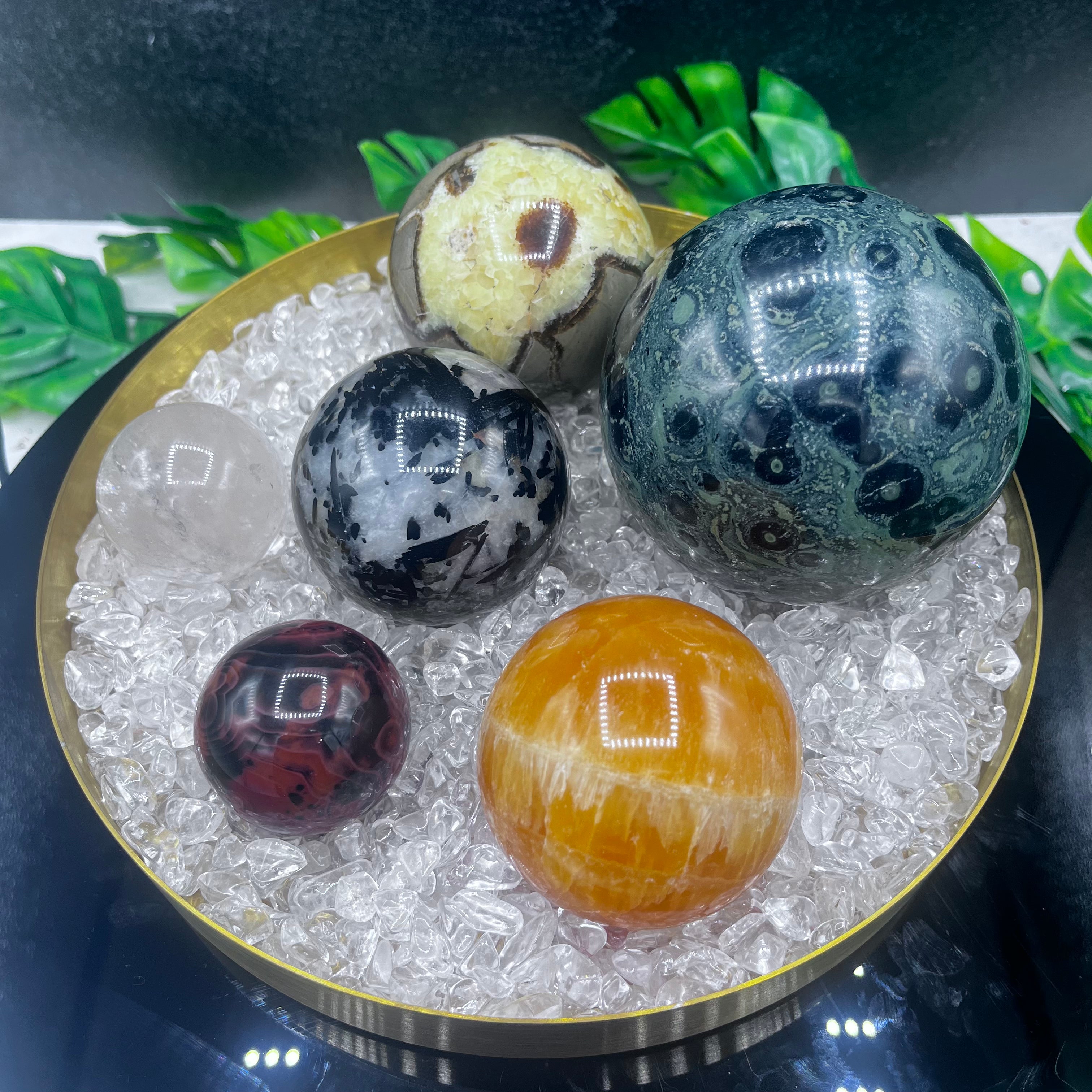 6 Piece Sphere Bundle - Crystals - Sage & Magic