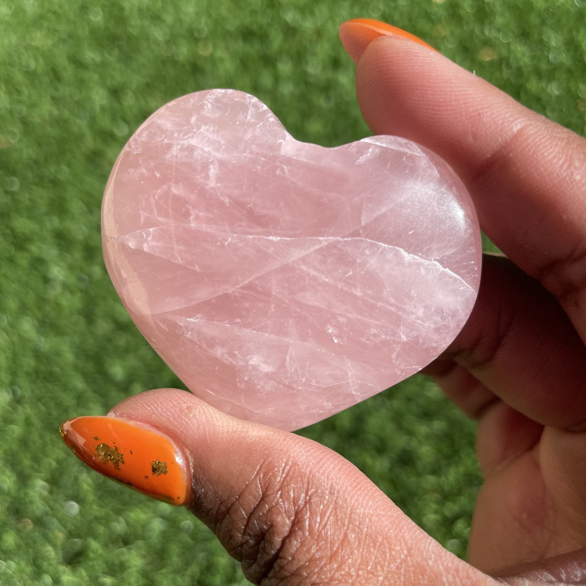 Rose Quartz Heart - Crystals - Sage & Magic