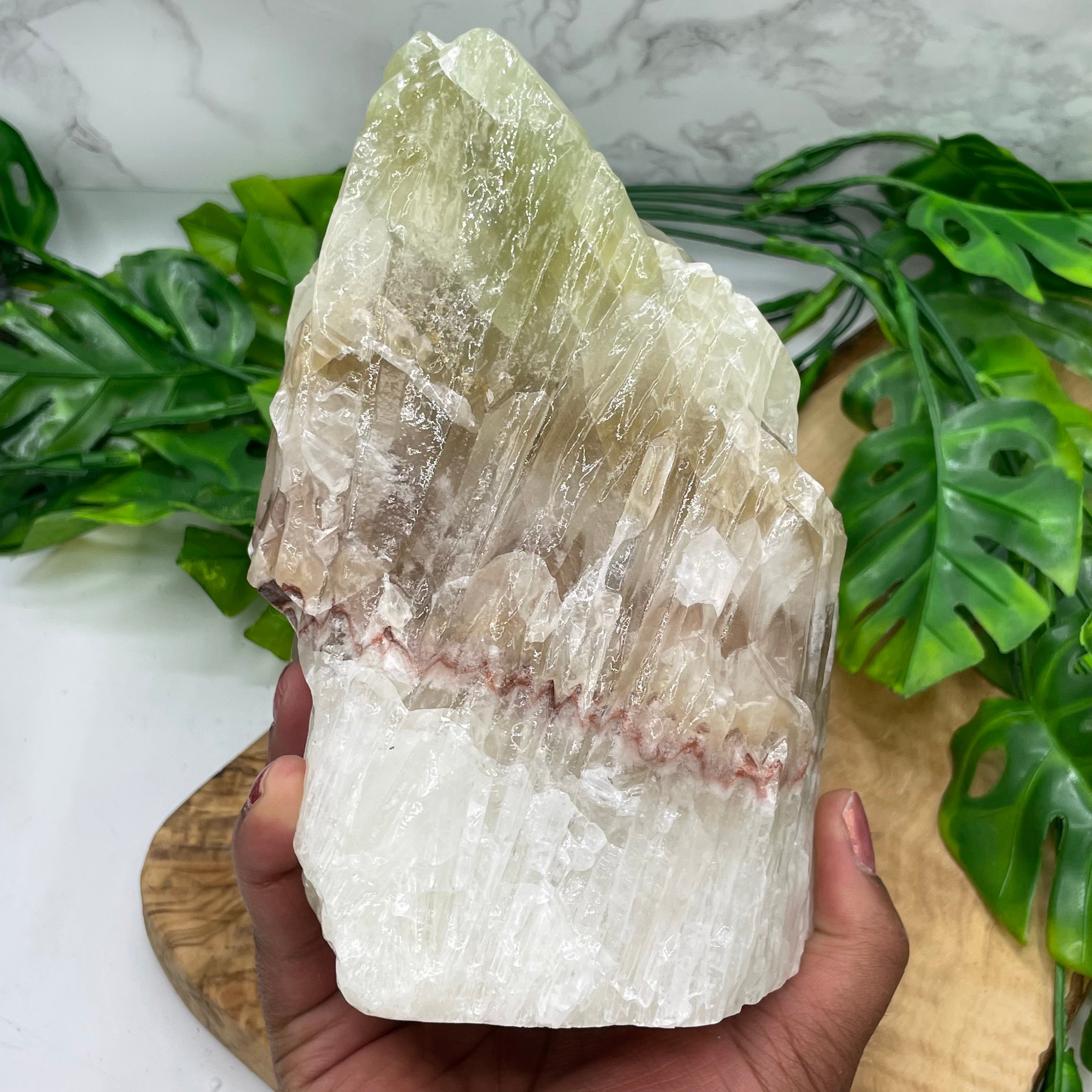 Large Tri-Color Calcite Specimen - Crystals - Sage & Magic